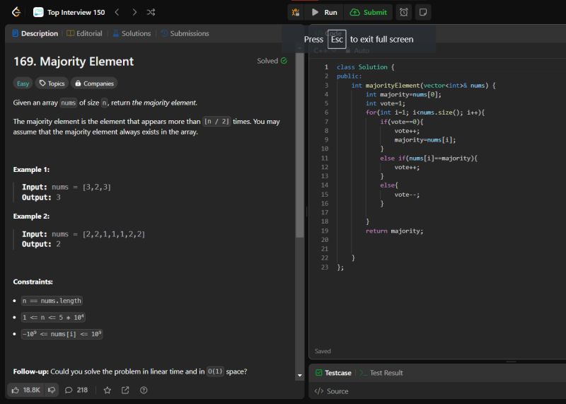 Kalsar Ali on LinkedIn: #75dayscodechalleng #leetcode #algorithm # ... Kalsar Ali on LinkedIn: #75dayscodechalleng #leetcode #algorithm # ...