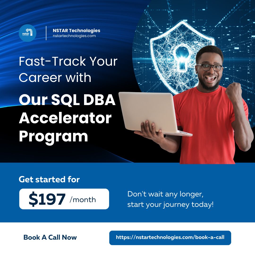 NSTAR Technologies on LinkedIn: #sqldba #acceleratorprogram # ... NSTAR Technologies on LinkedIn: #sqldba #acceleratorprogram # ...