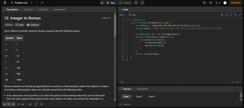 Palak Katara on LinkedIn: DAY 19/75 : LEETCODE Today question solved 12 ... Palak Katara on LinkedIn: DAY 19/75 : LEETCODE Today question solved 12 ...
