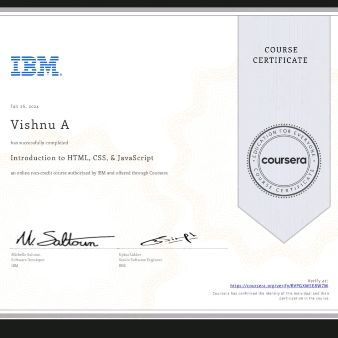 VISHNU A on LinkedIn: #frontenddevelopment #html #css #javascript # ... VISHNU A on LinkedIn: #frontenddevelopment #html #css #javascript # ...