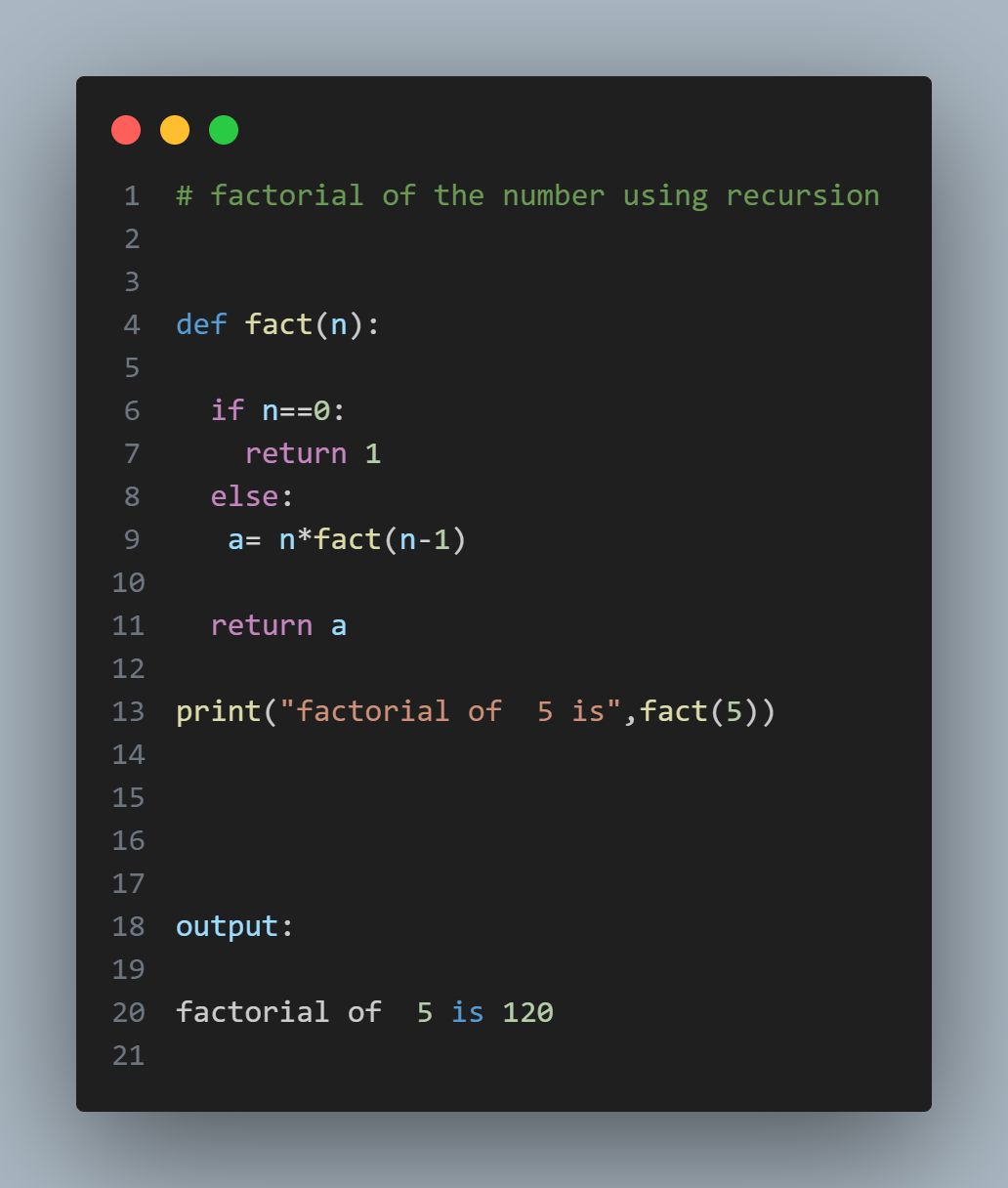 My latest Python project on recursion | Otte Mamatha posted on the ... My latest Python project on recursion | Otte Mamatha posted on the ...