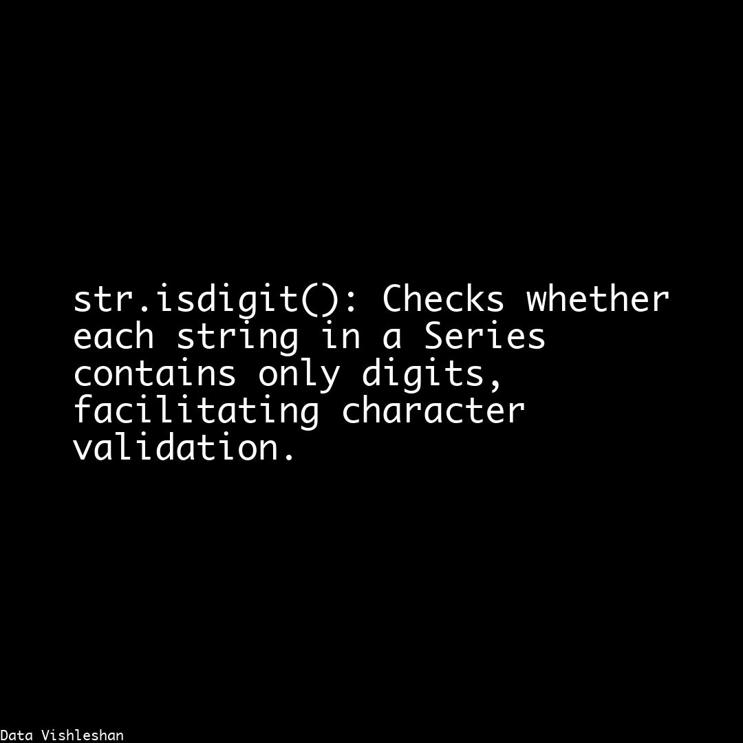 str.isdigit() for string validation | Data Vishleshan posted on the ... str.isdigit() for string validation | Data Vishleshan posted on the ...