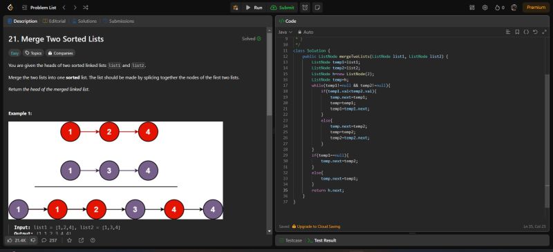 How to merge linked lists | Pramanand Kumar posted on the topic | LinkedIn How to merge linked lists | Pramanand Kumar posted on the topic | LinkedIn