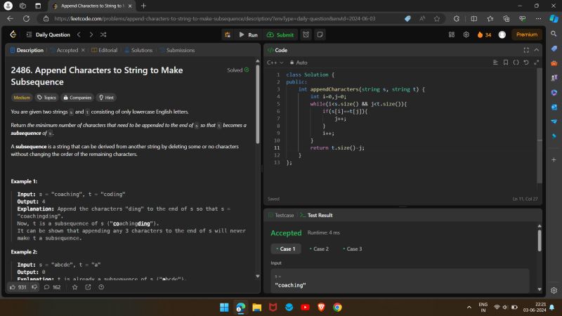 Lovkush Sharma on LinkedIn: #codingjourney #dailychallenge #leetcode # ... Lovkush Sharma on LinkedIn: #codingjourney #dailychallenge #leetcode # ...