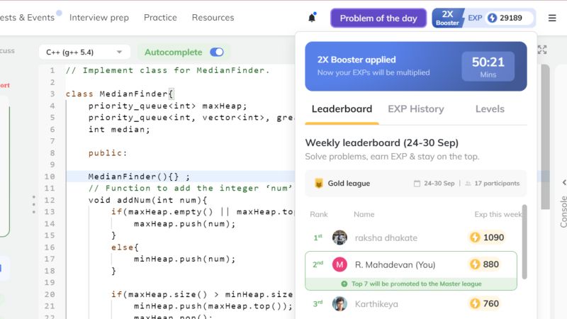 Mahadevan . on LinkedIn: #codestudio #codingninjas #problemoftheday # ... Mahadevan . on LinkedIn: #codestudio #codingninjas #problemoftheday # ...