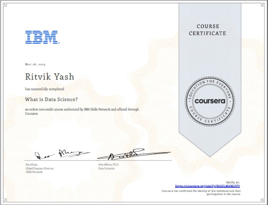 Ritvik Yash on LinkedIn: #datascience #datamining #bigdata #machinelearning Ritvik Yash on LinkedIn: #datascience #datamining #bigdata #machinelearning