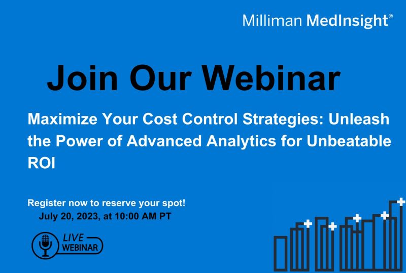 Milliman MedInsight on LinkedIn: #webinar #roi #advancedanalytics # ... Milliman MedInsight on LinkedIn: #webinar #roi #advancedanalytics # ...