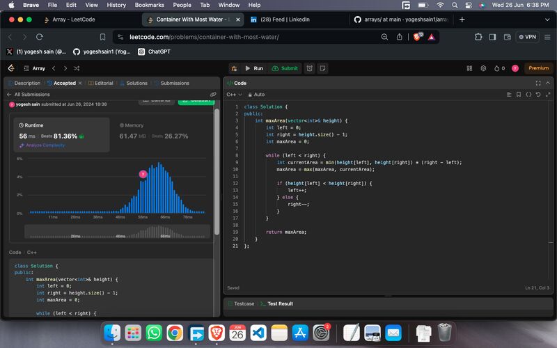 Yogesh Sain on LinkedIn: #leetcode #datastructures #algorithms # ... Yogesh Sain on LinkedIn: #leetcode #datastructures #algorithms # ...