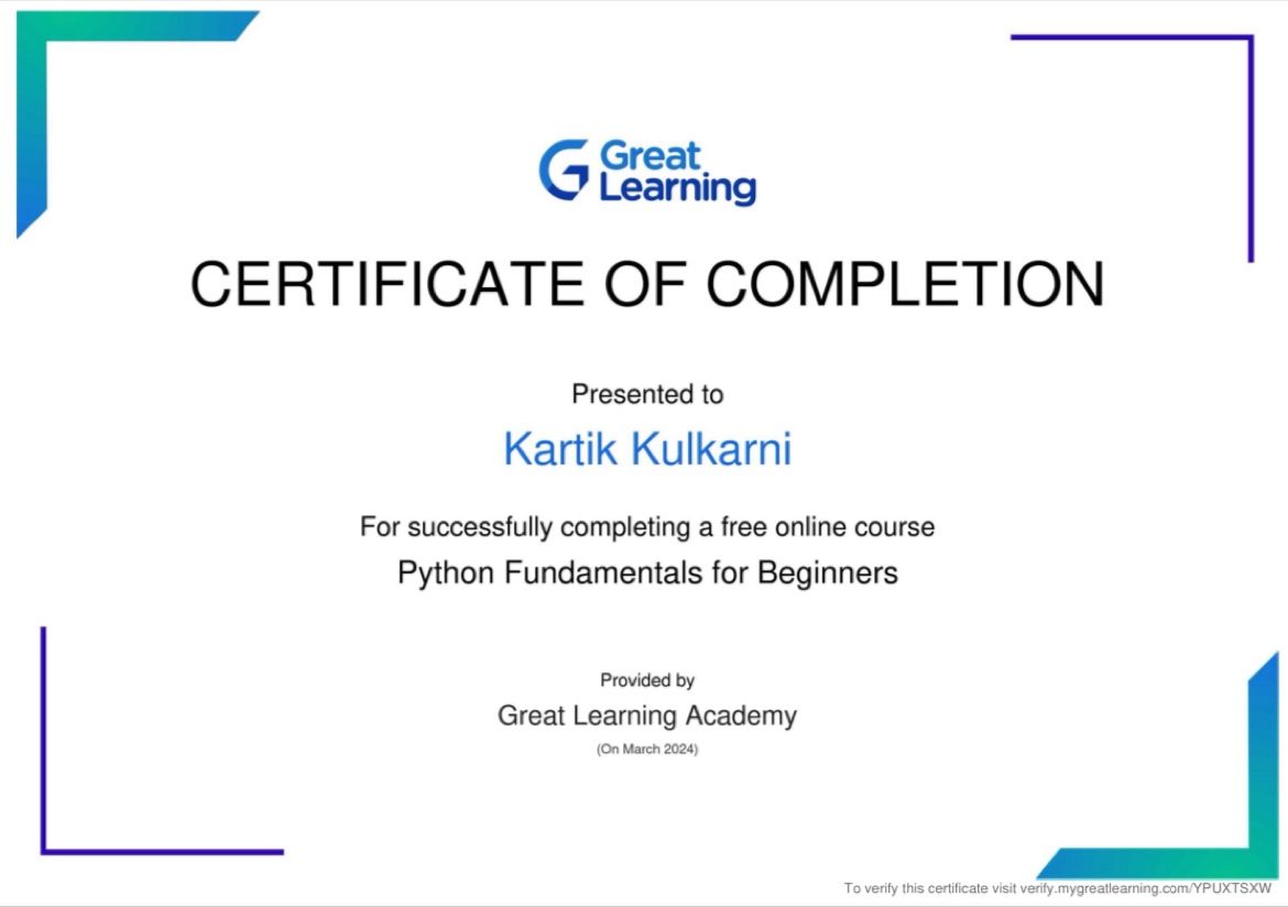 kartik kulkarni on LinkedIn: #python #pythonfundamentals #coding # ... kartik kulkarni on LinkedIn: #python #pythonfundamentals #coding # ...