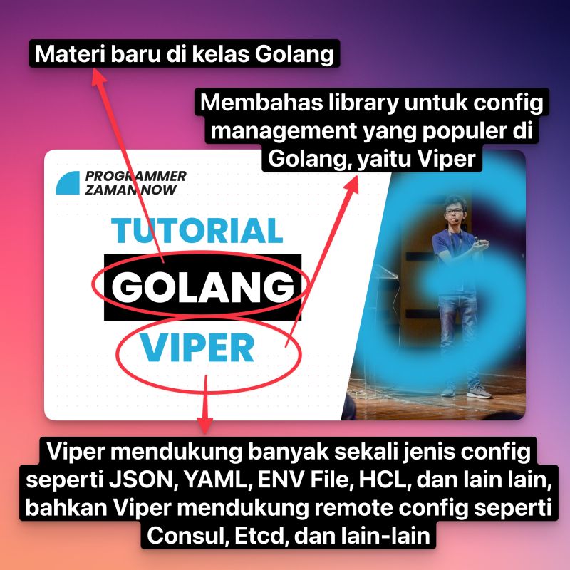 Programmer Zaman Now on LinkedIn: Update materi baru di kelas Golang Programmer Zaman Now on LinkedIn: Update materi baru di kelas Golang
