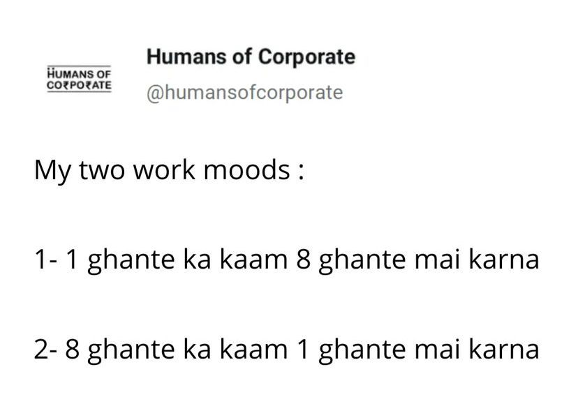 Abhishek Vijayvargia on LinkedIn: Difference between Monday and Friday ... Abhishek Vijayvargia on LinkedIn: Difference between Monday and Friday ...