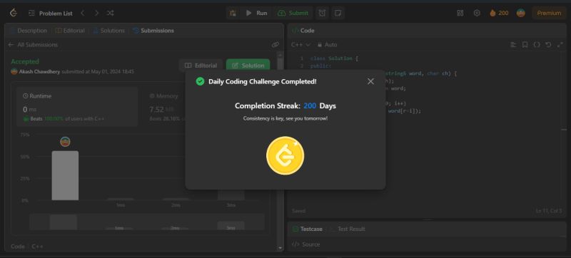 Akash Chawdhery on LinkedIn: #200daysofcode #leetcode #codingmilestone ... Akash Chawdhery on LinkedIn: #200daysofcode #leetcode #codingmilestone ...