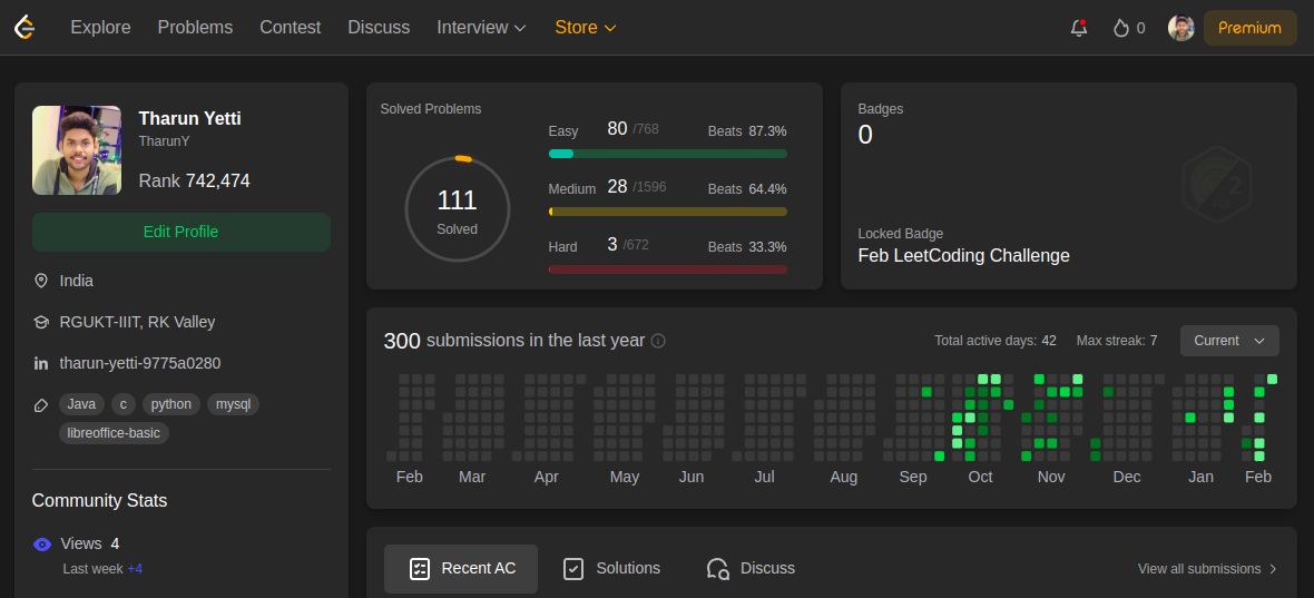 🎊 Solved 111 Data Structures and Algorithms Problems in LeetCode ... 🎊 Solved 111 Data Structures and Algorithms Problems in LeetCode ...