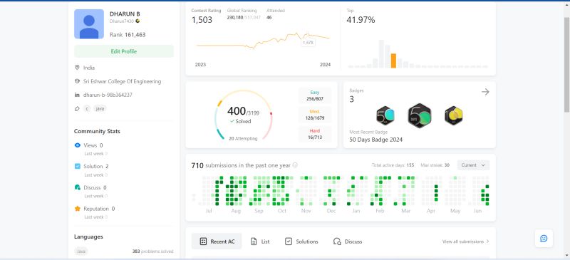 DHARUN B on LinkedIn: #leetcode #coding #programming #java #coder # ... DHARUN B on LinkedIn: #leetcode #coding #programming #java #coder # ...