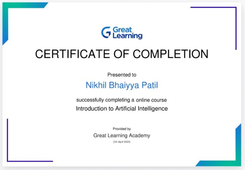 Nikhil Patil on LinkedIn: #greatlearningacademy #greatlearning # ... Nikhil Patil on LinkedIn: #greatlearningacademy #greatlearning # ...
