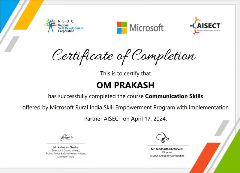 OM PRAKASH KUMAR on LinkedIn: Communication Skills OM PRAKASH KUMAR on LinkedIn: Communication Skills