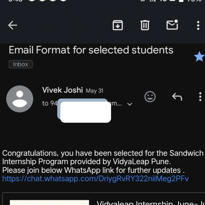 Mansi Patil on LinkedIn: #internship #vidyaleappune #careergrowth # ... Mansi Patil on LinkedIn: #internship #vidyaleappune #careergrowth # ...