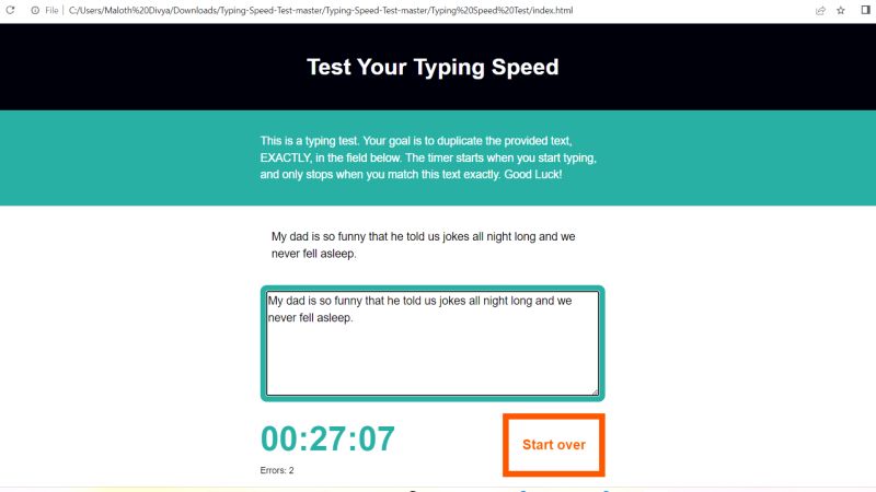 Maloth Divya on LinkedIn: #helloconnections #typingspeedtest # ... Maloth Divya on LinkedIn: #helloconnections #typingspeedtest # ...