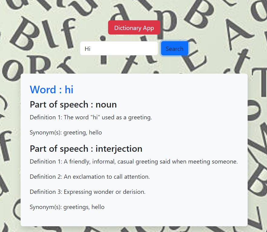 Shubham Deshmukh on LinkedIn: #reactjs #webdevelopment #dictionaryapp # ... Shubham Deshmukh on LinkedIn: #reactjs #webdevelopment #dictionaryapp # ...