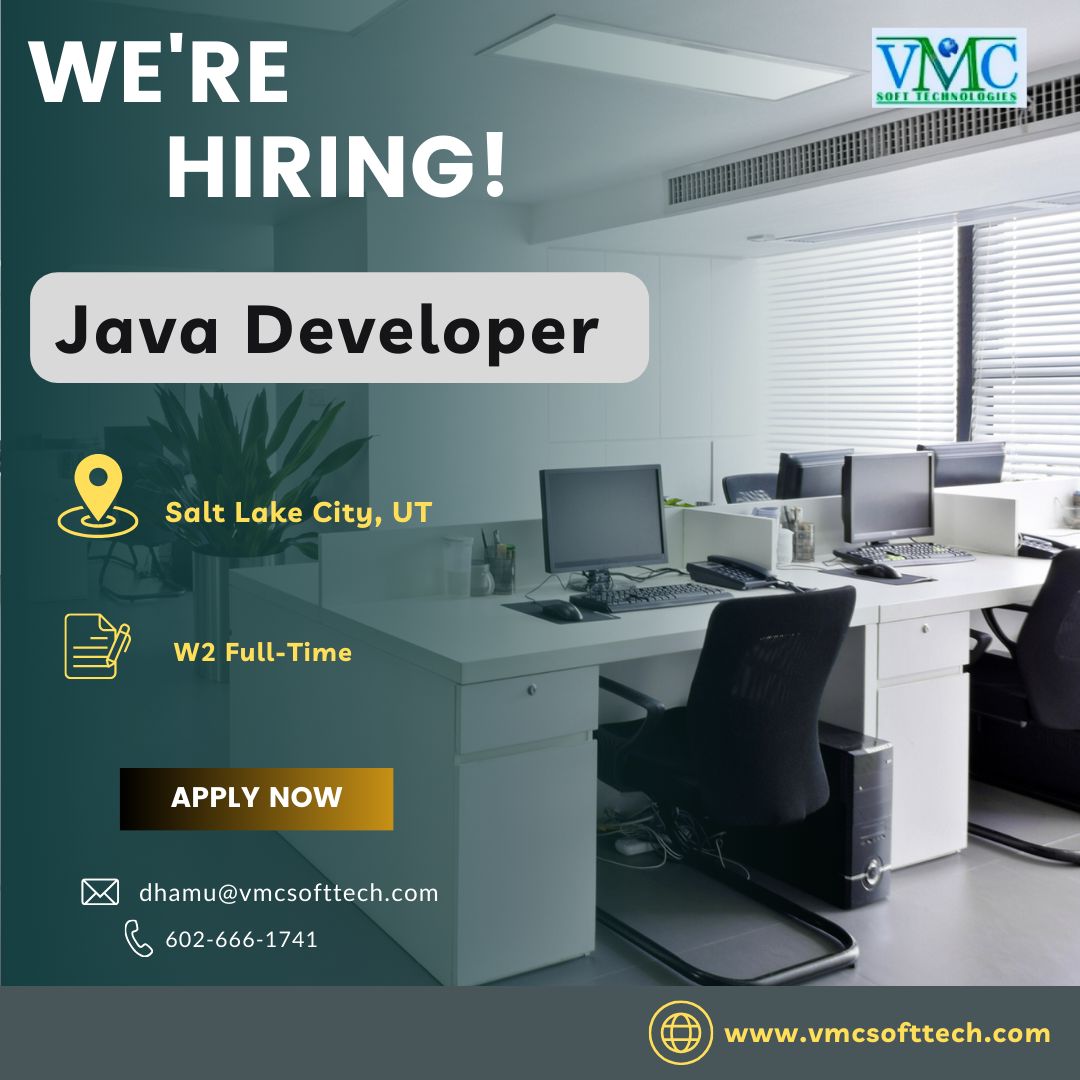 VMC Soft Technologies, Inc on LinkedIn: #javadeveloper #java # ... VMC Soft Technologies, Inc on LinkedIn: #javadeveloper #java # ...