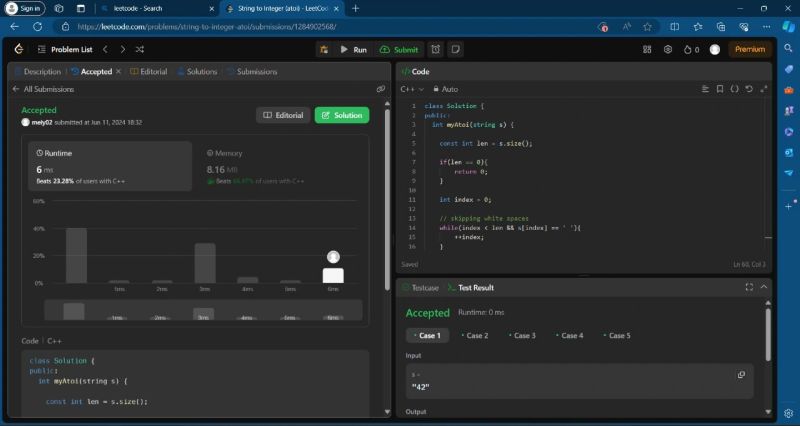 MEIYAZHAGAN M on LinkedIn: #coding #problemsolving #leetcode #c MEIYAZHAGAN M on LinkedIn: #coding #problemsolving #leetcode #c
