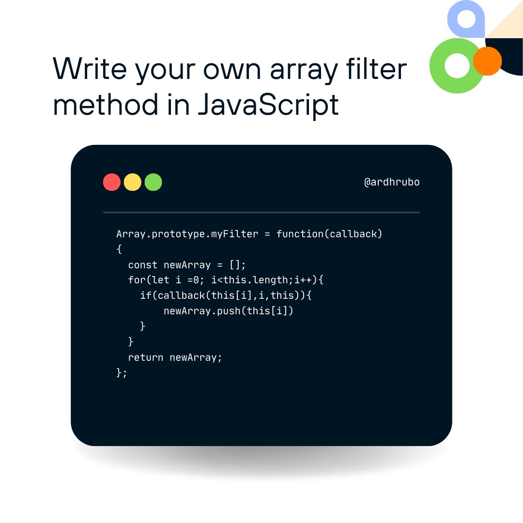 AR Dhrubo on LinkedIn: #javscript #jsarray #jsfiltermethod # ... AR Dhrubo on LinkedIn: #javscript #jsarray #jsfiltermethod # ...