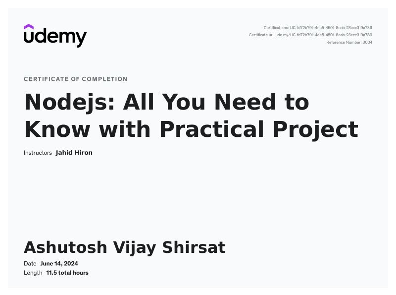 Ashutosh Shirsat on LinkedIn: #nodejs #webdevelopment #javascript # ... Ashutosh Shirsat on LinkedIn: #nodejs #webdevelopment #javascript # ...