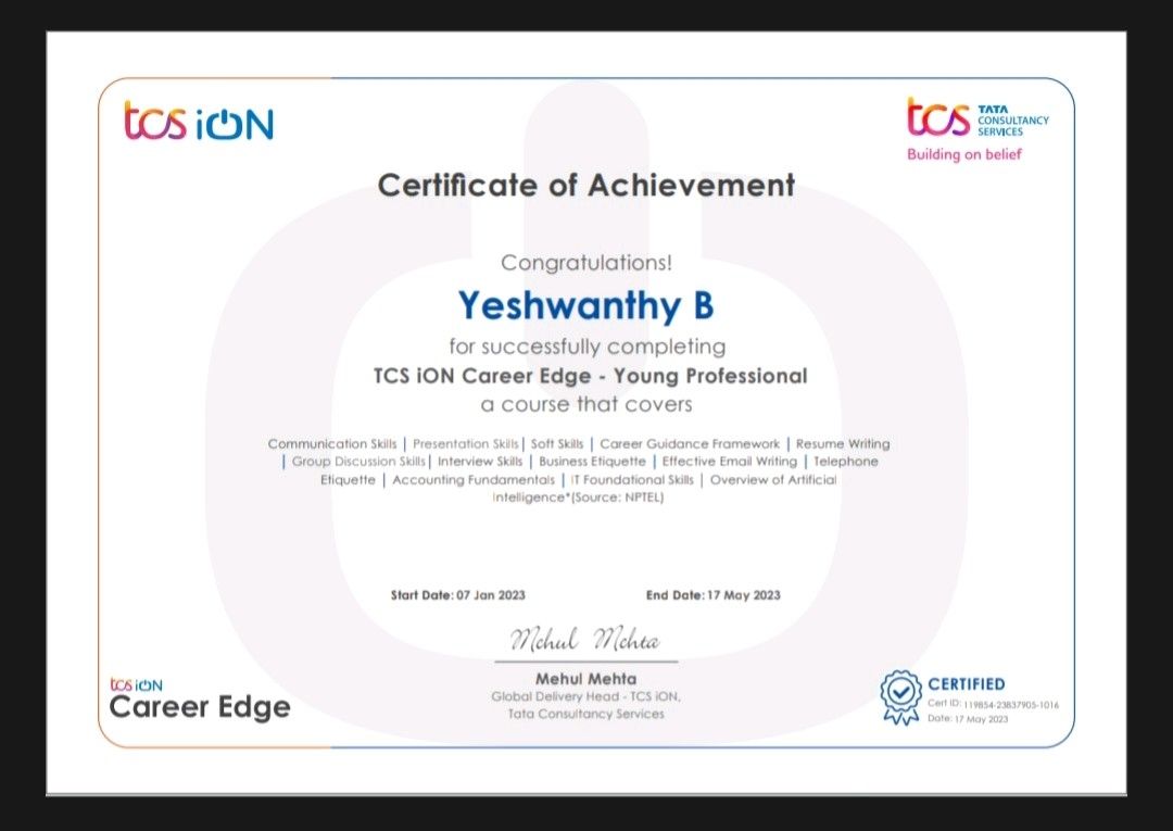 Yeshwanthy Balaji on LinkedIn: #career #share Yeshwanthy Balaji on LinkedIn: #career #share