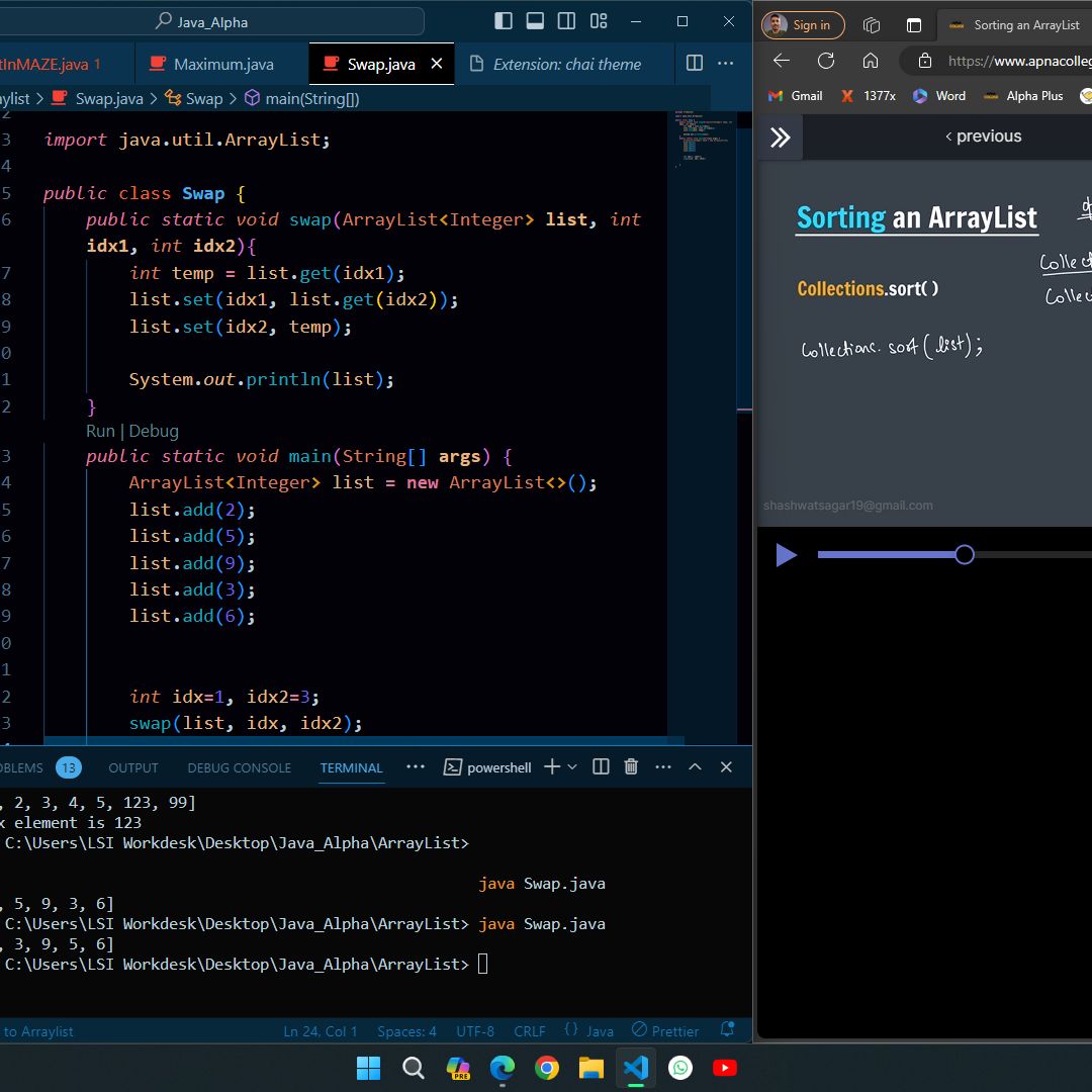 Learned about ArrayLists and Java | Shivanshu Sagar posted on the topic ... Learned about ArrayLists and Java | Shivanshu Sagar posted on the topic ...