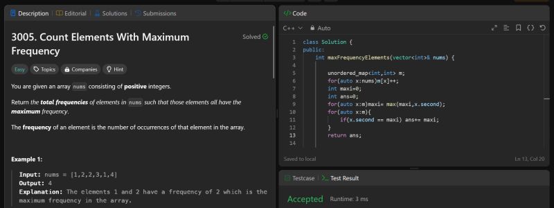 Kishore M on LinkedIn: #leetcode #hashmaps #frequency #algorithm # ... Kishore M on LinkedIn: #leetcode #hashmaps #frequency #algorithm # ...