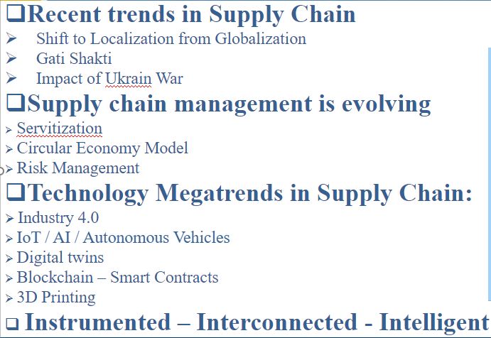 Rajesh Kumar on LinkedIn: Recent Trends in Supply Chain. Technology ... Rajesh Kumar on LinkedIn: Recent Trends in Supply Chain. Technology ...