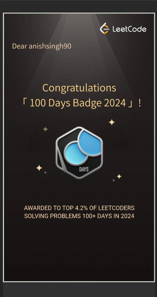 Anish Singh on LinkedIn: #leetcode #100daysofcode #problemsolving # ... Anish Singh on LinkedIn: #leetcode #100daysofcode #problemsolving # ...