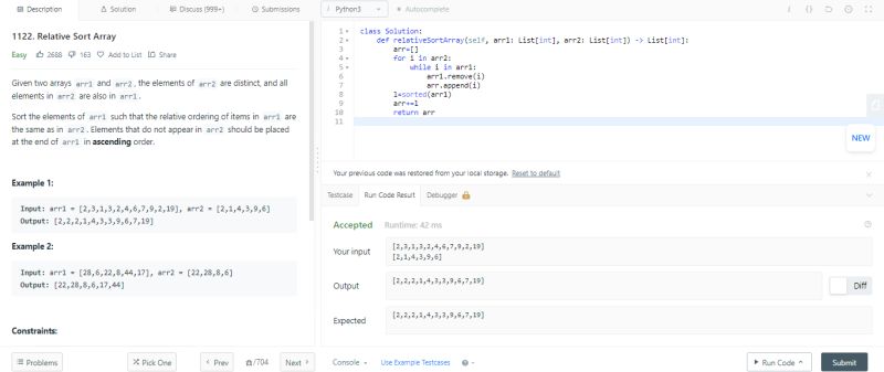 KAUSHIK T on LinkedIn: #day52 #75daysofcodechallenge #coding #leetcode ... KAUSHIK T on LinkedIn: #day52 #75daysofcodechallenge #coding #leetcode ...