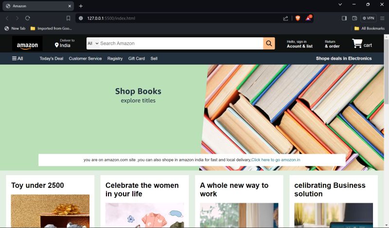 Sachin Sahu on LinkedIn: #html #css #webdevelopment #amazonclone # ... Sachin Sahu on LinkedIn: #html #css #webdevelopment #amazonclone # ...