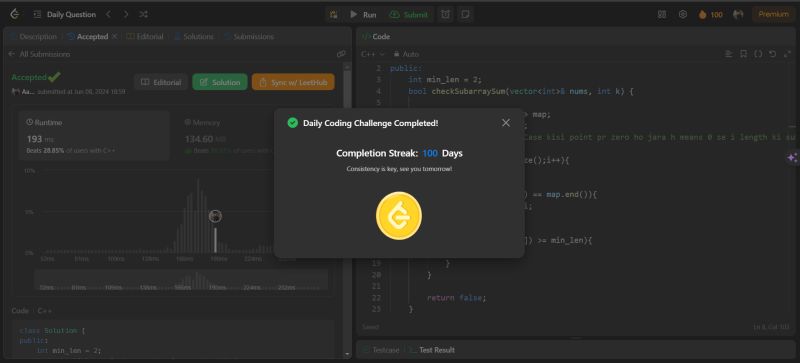Aashnan Goyal on LinkedIn: #leetcode #100daysofcode Aashnan Goyal on LinkedIn: #leetcode #100daysofcode