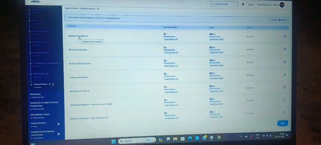 Abitha V on LinkedIn: #python #problemsolving #debugging #setoperations ... Abitha V on LinkedIn: #python #problemsolving #debugging #setoperations ...