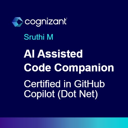 Sruthi Murali on LinkedIn: #githubcopilot #generatieveai #dotnet # ... Sruthi Murali on LinkedIn: #githubcopilot #generatieveai #dotnet # ...