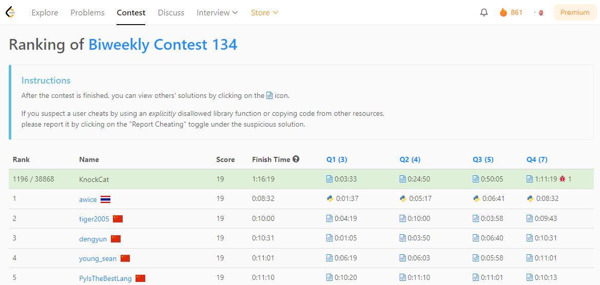 VISHAL JOSHI on LinkedIn: #knockcat #contest #leetcode #dsa # ... VISHAL JOSHI on LinkedIn: #knockcat #contest #leetcode #dsa # ...