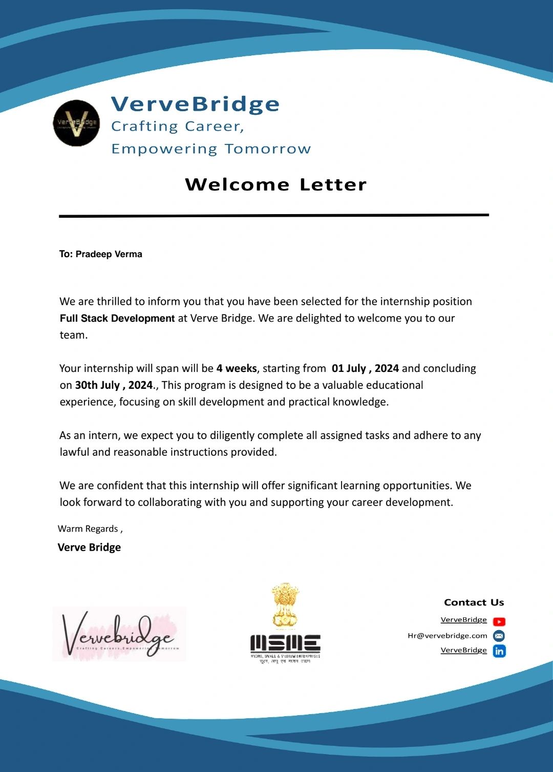 Pradeep Verma on LinkedIn: VerveBridge Pradeep Verma on LinkedIn: VerveBridge