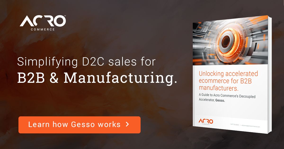 Acro Commerce on LinkedIn: Introducing Gesso: Acro Commerce’s Headless ... Acro Commerce on LinkedIn: Introducing Gesso: Acro Commerce’s Headless ...