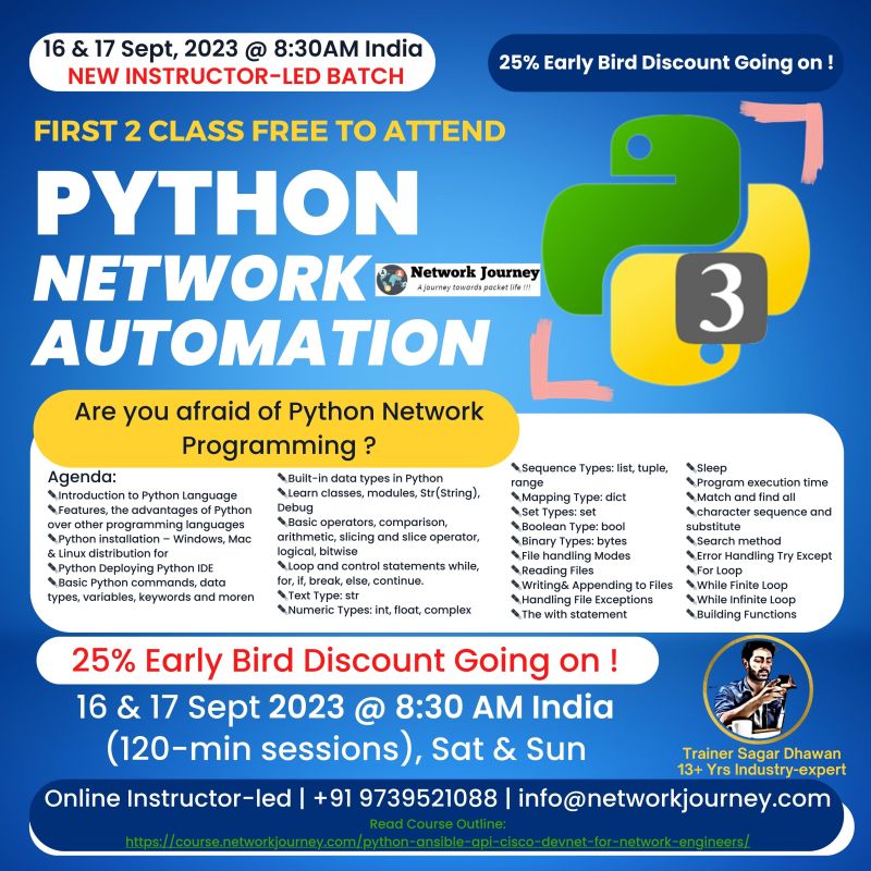 Sagar Dhawan on LinkedIn: #automation #python #ansible #restapi #ccie # ... Sagar Dhawan on LinkedIn: #automation #python #ansible #restapi #ccie # ...