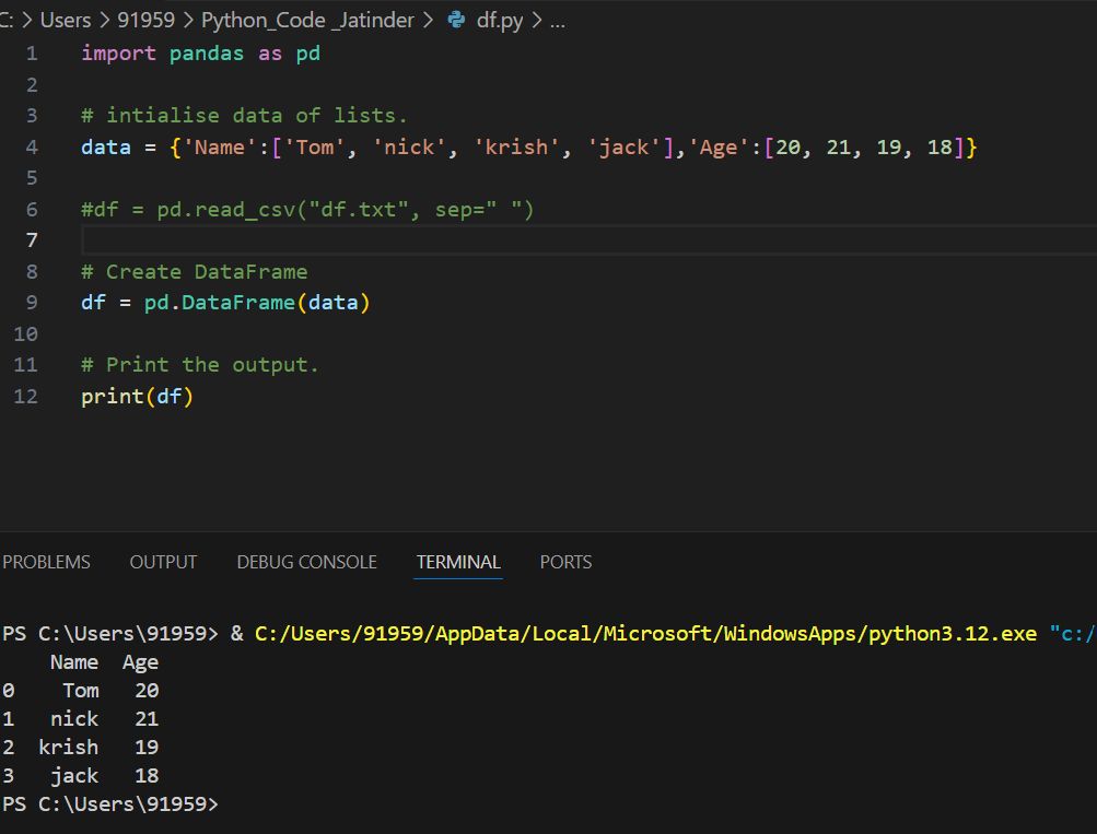 Jatinder Singh on LinkedIn: #dataengineering #python #pandas Jatinder Singh on LinkedIn: #dataengineering #python #pandas
