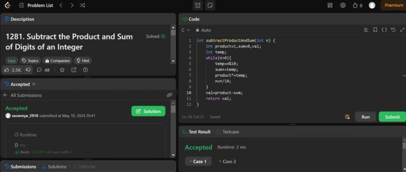 Sowmya S on LinkedIn: #leetcodechallenge #codingjourney Sowmya S on LinkedIn: #leetcodechallenge #codingjourney