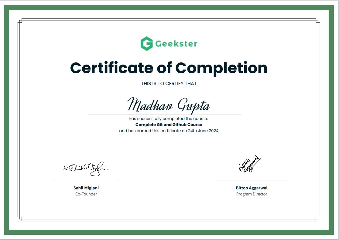 Madhav Gupta on LinkedIn: #git #github #geekster #newskill #gitandgithub Madhav Gupta on LinkedIn: #git #github #geekster #newskill #gitandgithub