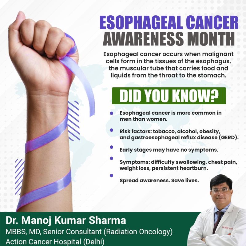 Dr. Manoj Sharma on Esophageal Cancer Awareness Month | Dr. Manoj Kumar ... Dr. Manoj Sharma on Esophageal Cancer Awareness Month | Dr. Manoj Kumar ...