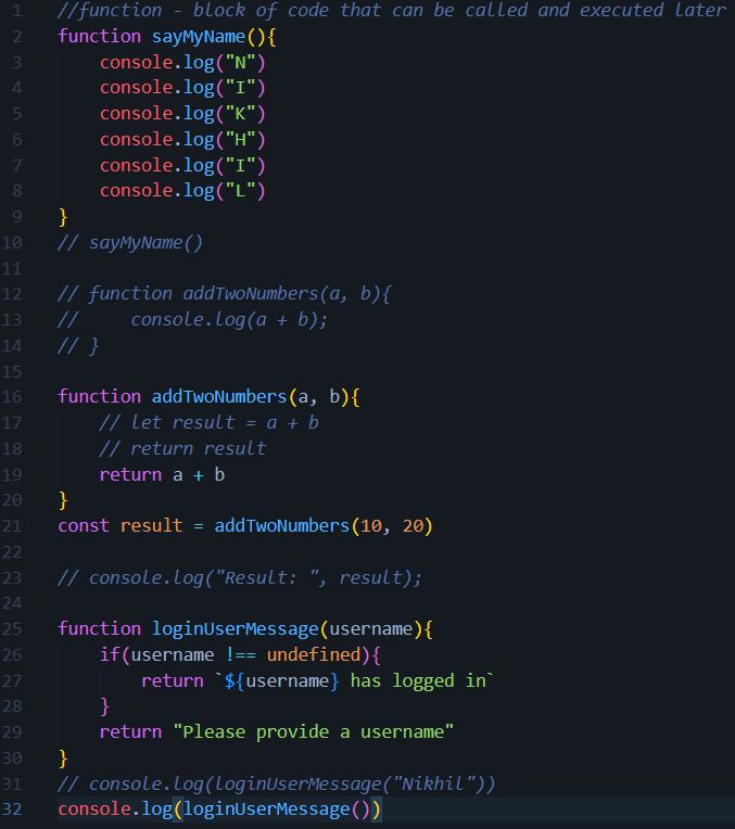 NIKHIL NEGI on LinkedIn: #javascript #functions #functionoperations # ... NIKHIL NEGI on LinkedIn: #javascript #functions #functionoperations # ...
