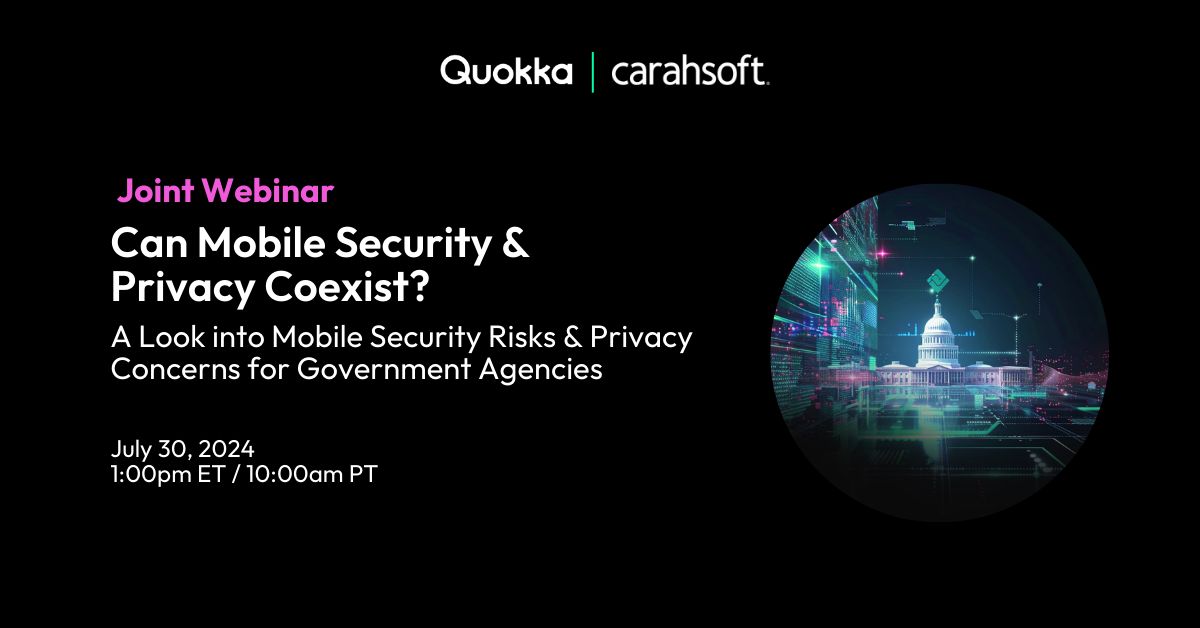 Quokka.io on LinkedIn: #govsec #mobilesecurity Quokka.io on LinkedIn: #govsec #mobilesecurity