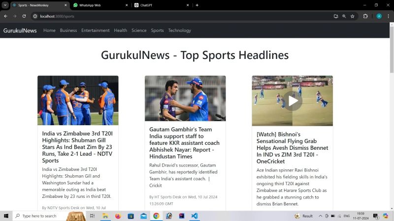 Ayush Rai on LinkedIn: #reactjs #webdevelopment #newsapp #linkedinlearning Ayush Rai on LinkedIn: #reactjs #webdevelopment #newsapp #linkedinlearning