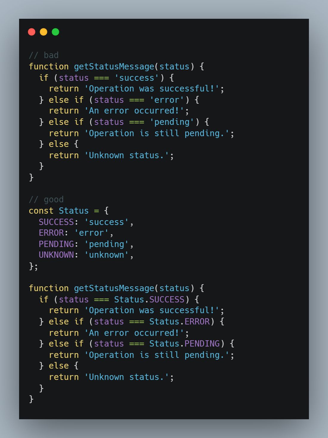 Md. Saddam Hossain on LinkedIn: #javascript #codesmells #constants # ... Md. Saddam Hossain on LinkedIn: #javascript #codesmells #constants # ...