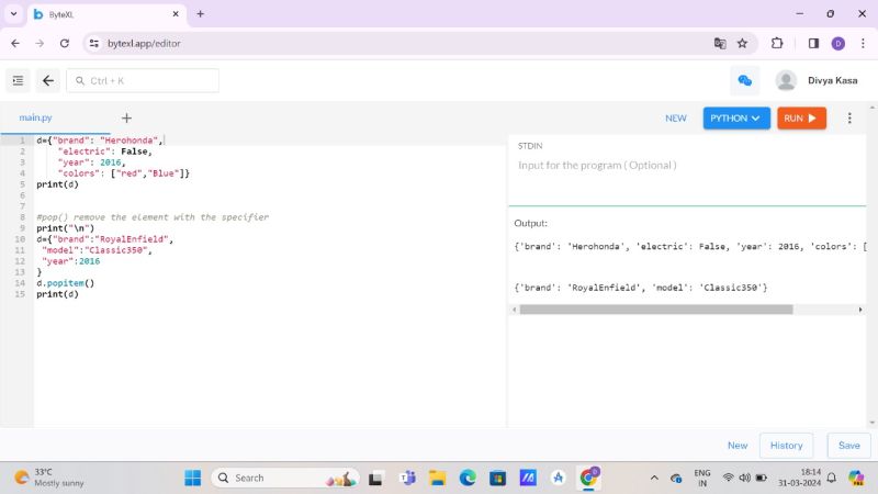 Divya Kasa on LinkedIn: #python #programming #dictionary #iteration # ... Divya Kasa on LinkedIn: #python #programming #dictionary #iteration # ...